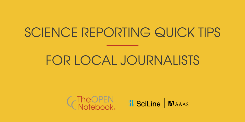 Covering Science at the Local Level - The Open Notebook