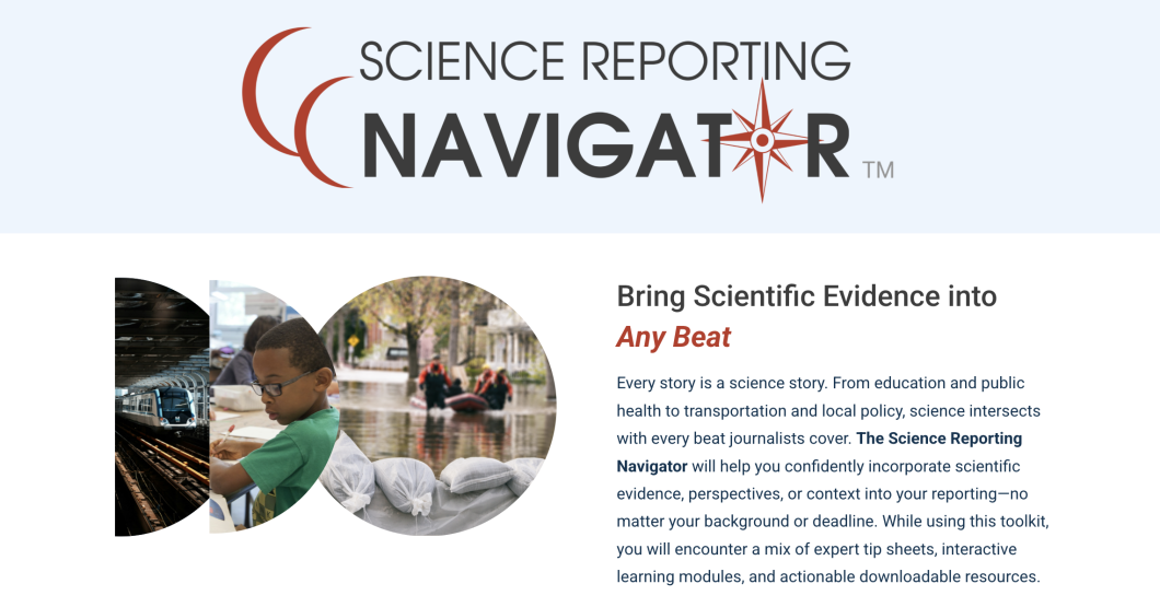 Introducing the Science Reporting Navigator - The Open Notebook